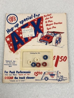 1970s AFX HO SLOT CAR TIRES SET MINT ON THE CARD . SUPER RARE | eBay