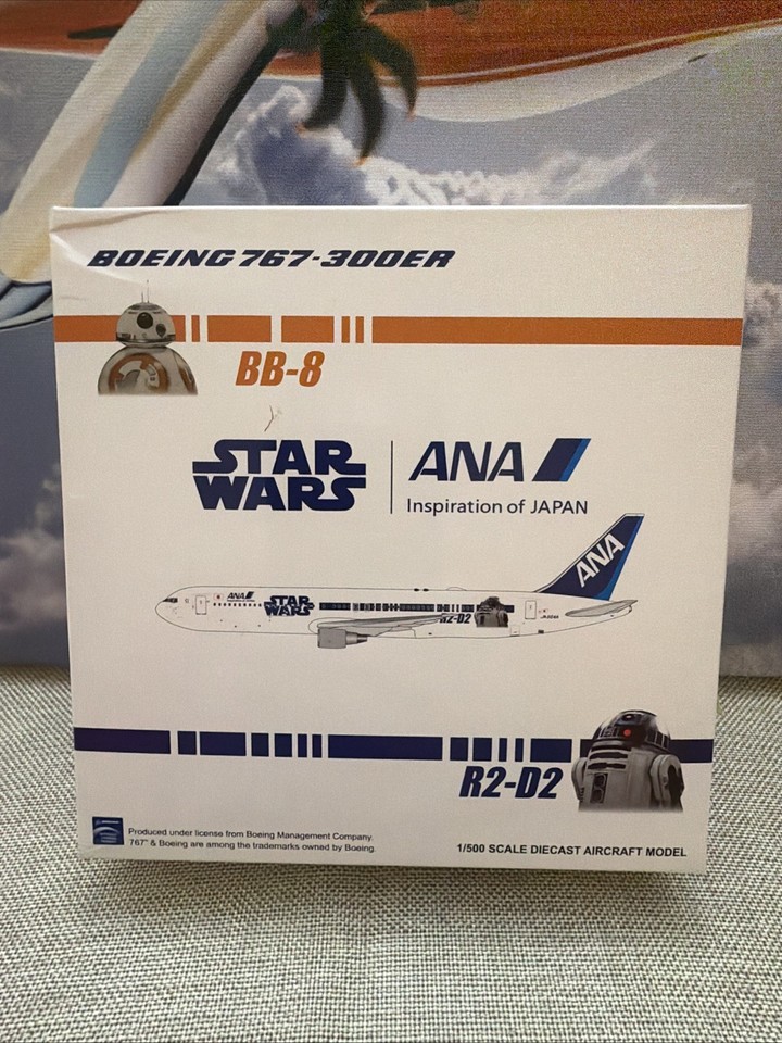 JC WINGS ANA “ Star Wars Livery B 767-300ER Reg. JA604A | eBay