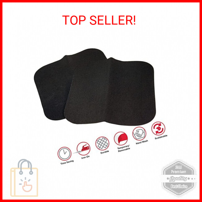 SINGER 00065 Iron-On Patches for Clothing Repair, 5-inch by 5-inch, 2 ...