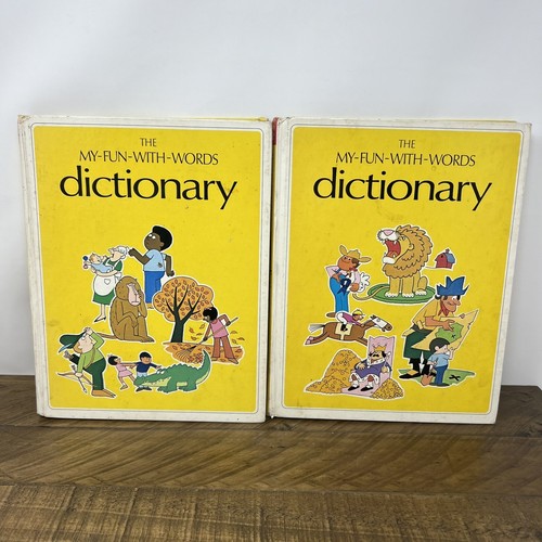 Vintage My Fun With Words Dictionary 2 Volumes A-K L-Z Hardcover ...