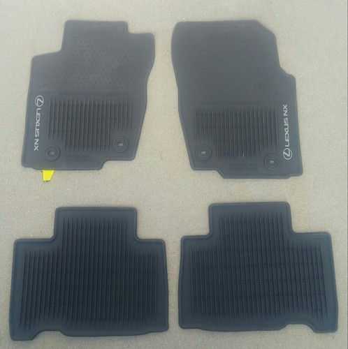 LEXUS OEM 2015-2020 NX200T/300/300H ALL WEATHER FLOOR MAT BLACK 4 PIECE ...