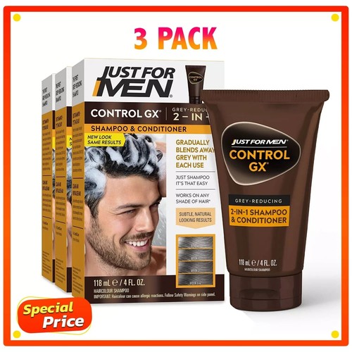 Just For Men CONTROL GX Grey Reducing 2in1 4oz ( 3 pack ) | eBay