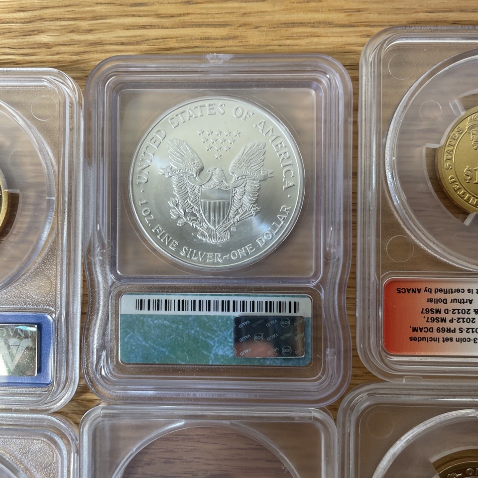 Estate Sale Coins ~ Auction Lot Silver Currency Gold SLAB LOT 1 | eBay