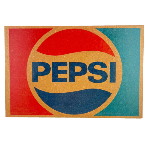 Pepsi Red And Blue Handmade Advertising Wood Sign 12 x 8 Handmade In ...
