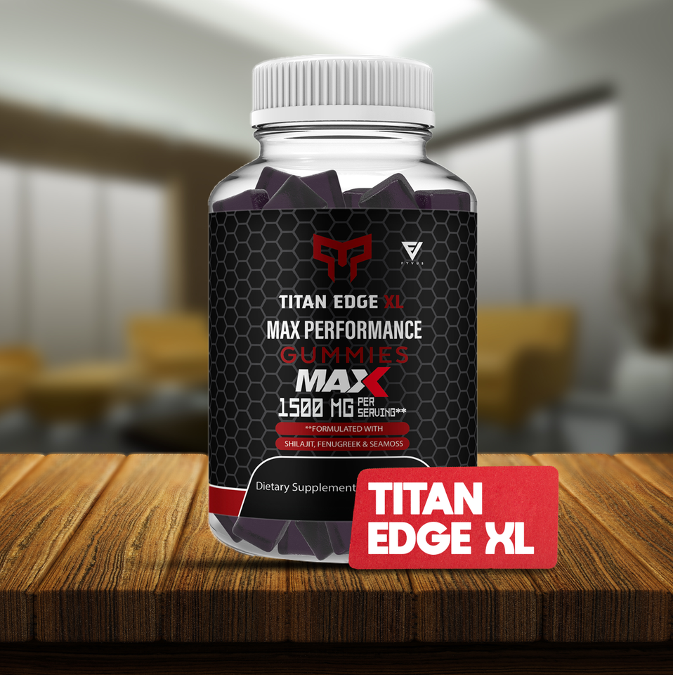 (3 Pack) Titan Edge XL Max Gummies TitanEdge XL Max Supplement (3 Month ...