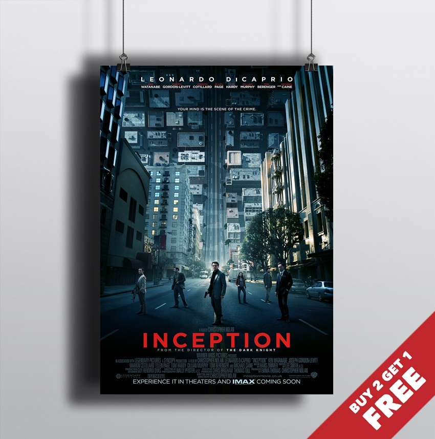 Inception Leonardo Dicaprio Poster