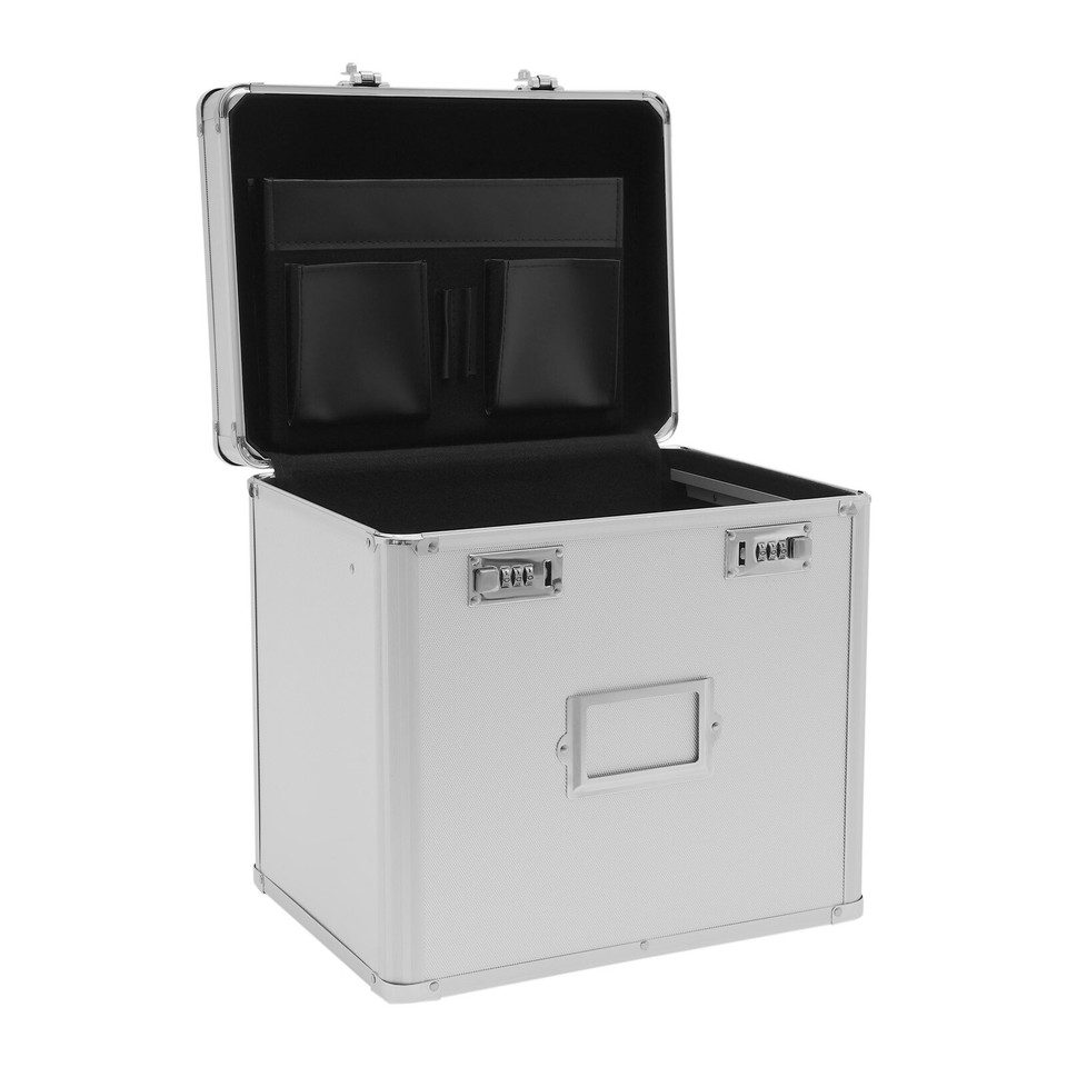Lockable Security Chest Safe Waterproof Fireproof File Box Storage Home ...