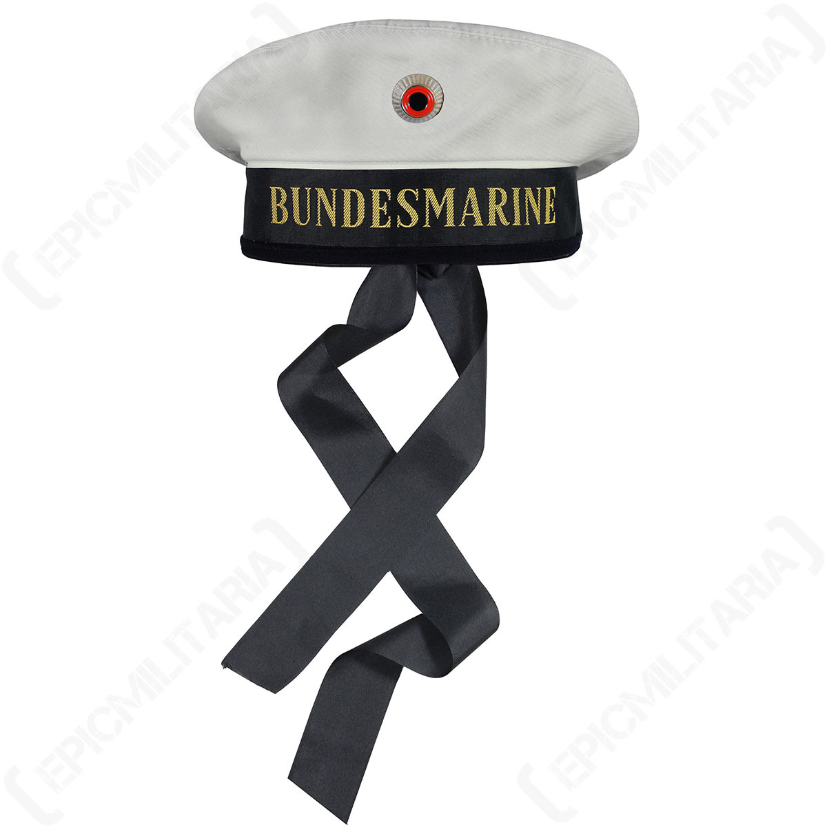 KRIEGSMARINE EM WHITE TOP CAP German Navy Post WW2 Surplus Sailor Hat ...