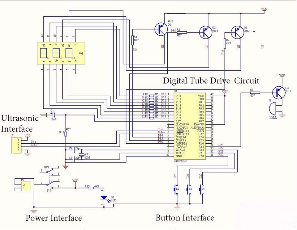 1 Set Ultrasonic Ranging Sensor Module Alarm Learn to Solder ...