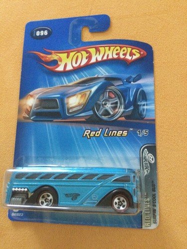 Hot Wheels Red Lines Surfing School Bus 2005 Kmart Collector Days ...