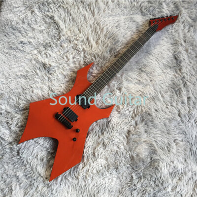 BC Spider Electric Guitar Solid Body Metallic Orange Color No Inlay ...