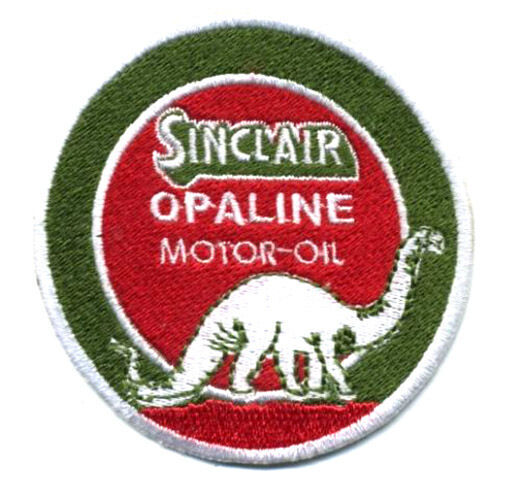 sinclair patch badge motor oil gasoline hot rod drag race dino OPALINE ...