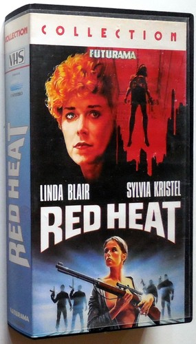 VHS VIDEOCASSETTA FUTURAMA COLLECTION RED HEAT LINDA BLAIR SYLVIA ...