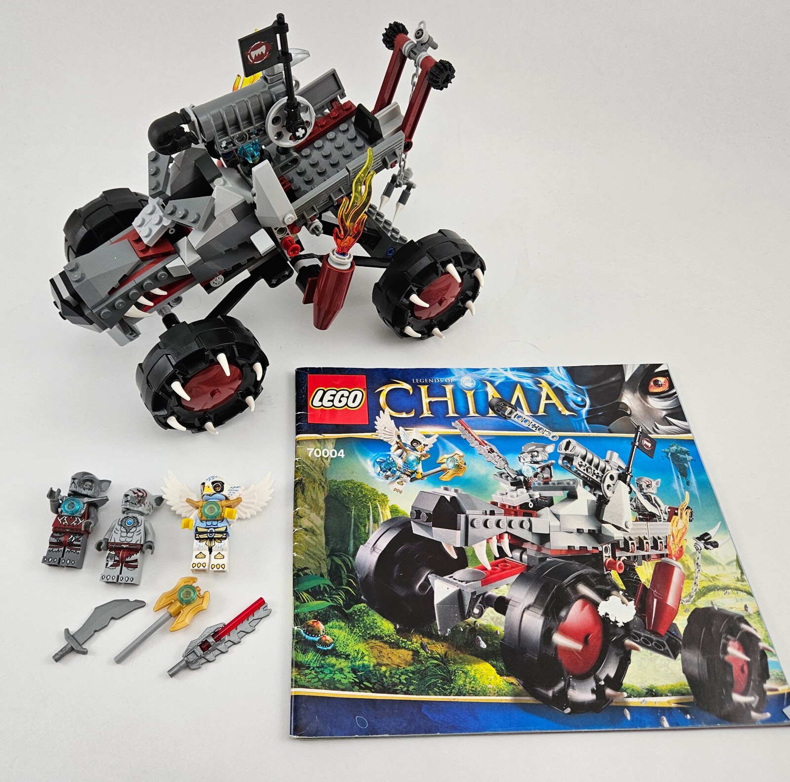 LEGO LEGENDS OF CHIMA: Wakz' Pack Tracker (70004) 100% Complete with ...