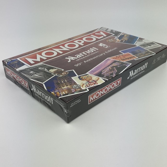 Marriott Monopoly Game 90th Anniversary Edition Hasbro USAopoly 2017 ...