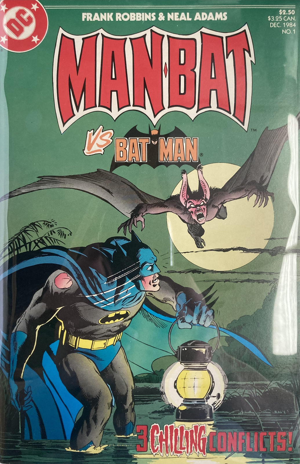 MAN-BAT VS BATMAN #1 - Neal Adams, Frank Robbins - NM GET IT GRADED ...