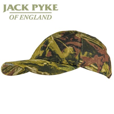 Jack Pyke Camo Wildfowlers Cap One Size LED Headlight Hunting Hat ...