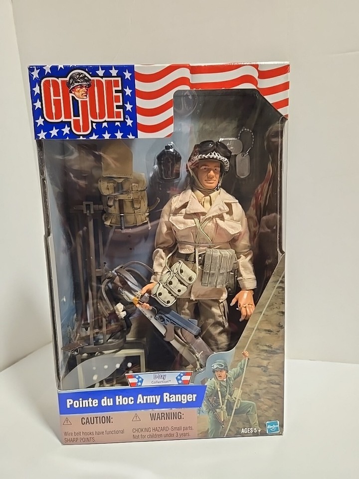 NEW GI Joe Pointe Du Hoc Army Ranger WW2 D-Day Collection Doll / Figure ...