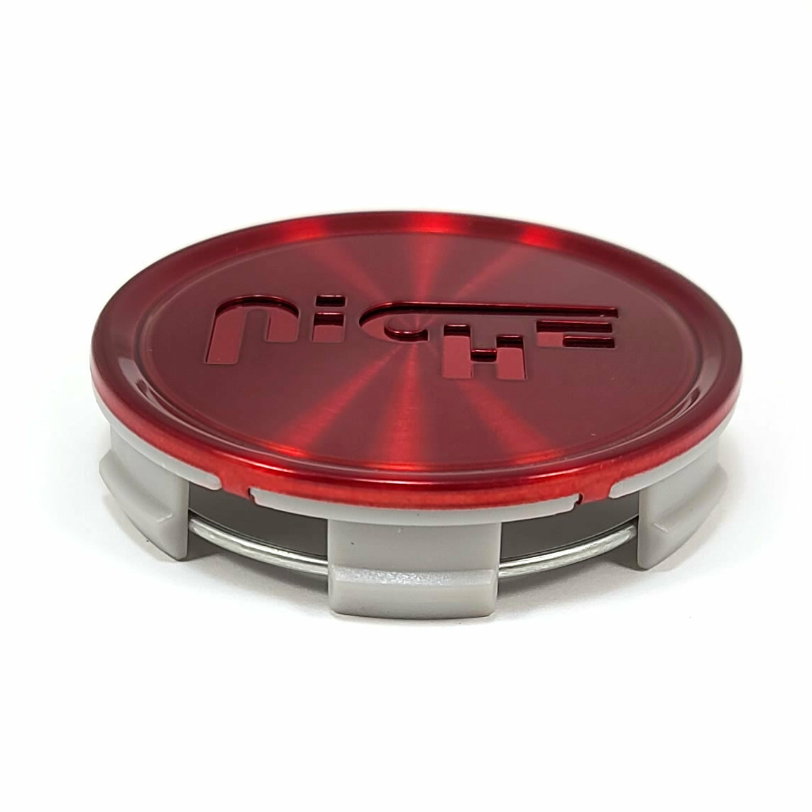 4 Niche Red Center Caps for 5L Milan M134 Targa M130 Invert M163 Verona ...