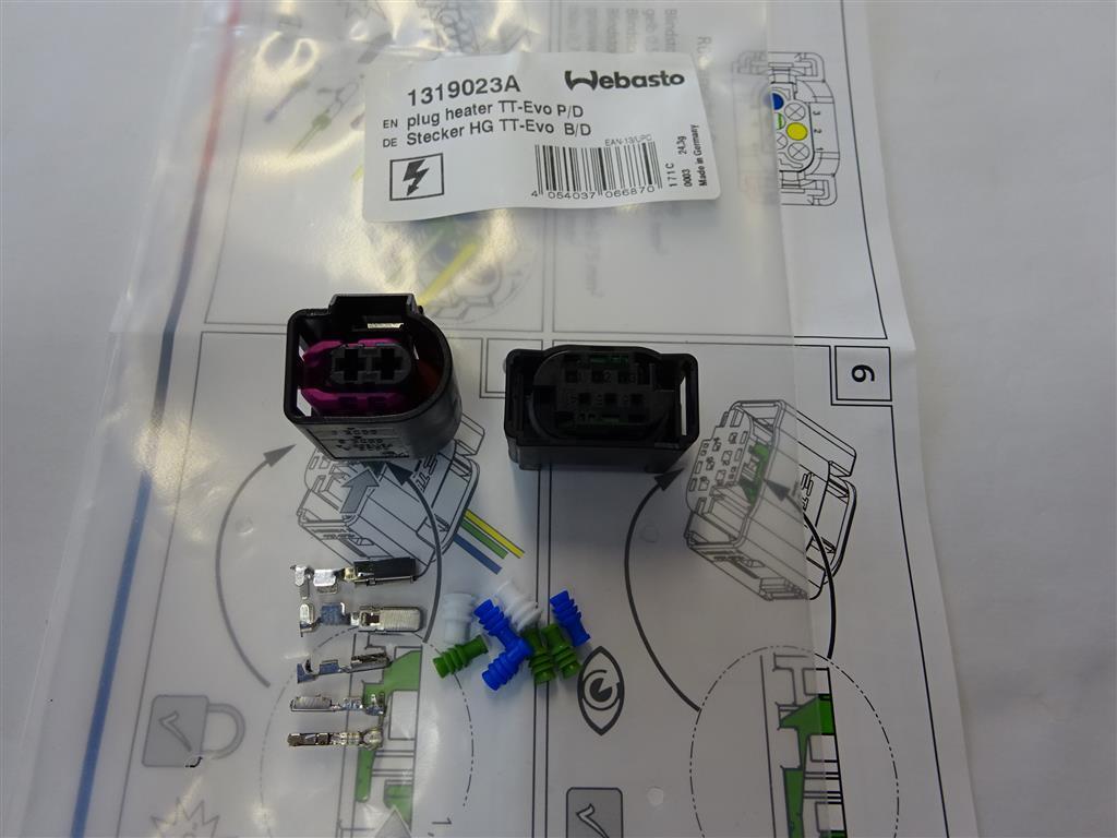 Standheizung Webasto Stecker Pin Reparatursatz f Kabelbaum EVO ...