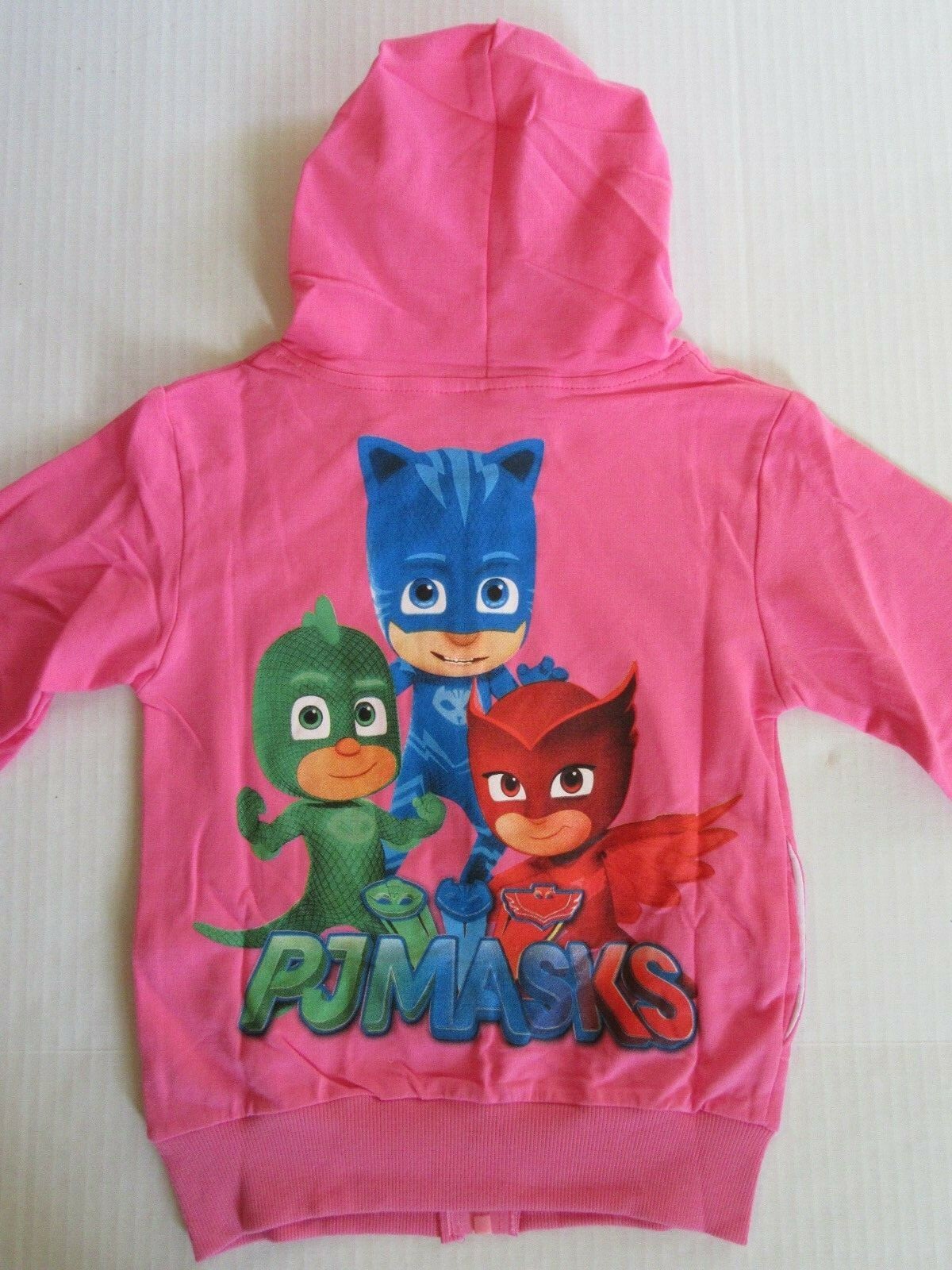 PJ Masks 2T Girls Lightweight Hoodie Jacket Pink Zip-Up Sweater NWOT | eBay