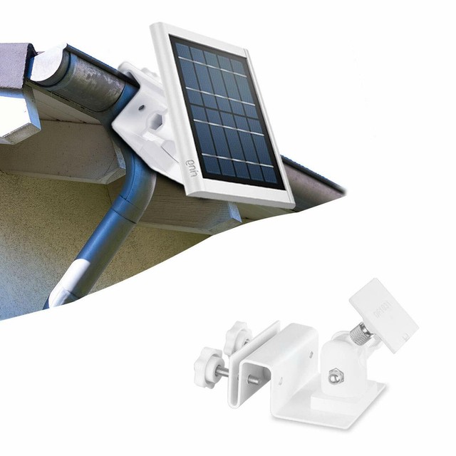 2pk Gutter Mount Blink XT Camera Weatherproof Solar Panel Outdoor Angle ...