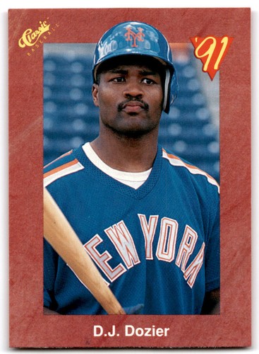 D.J. Dozier NY Mets (Penn State) 1991 Classic Rookie BASEBALL Card | eBay
