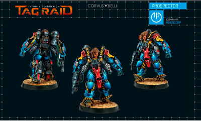 INFINITY TAG RAID New Female Diggers Prospector Minescorp PanOceania ...