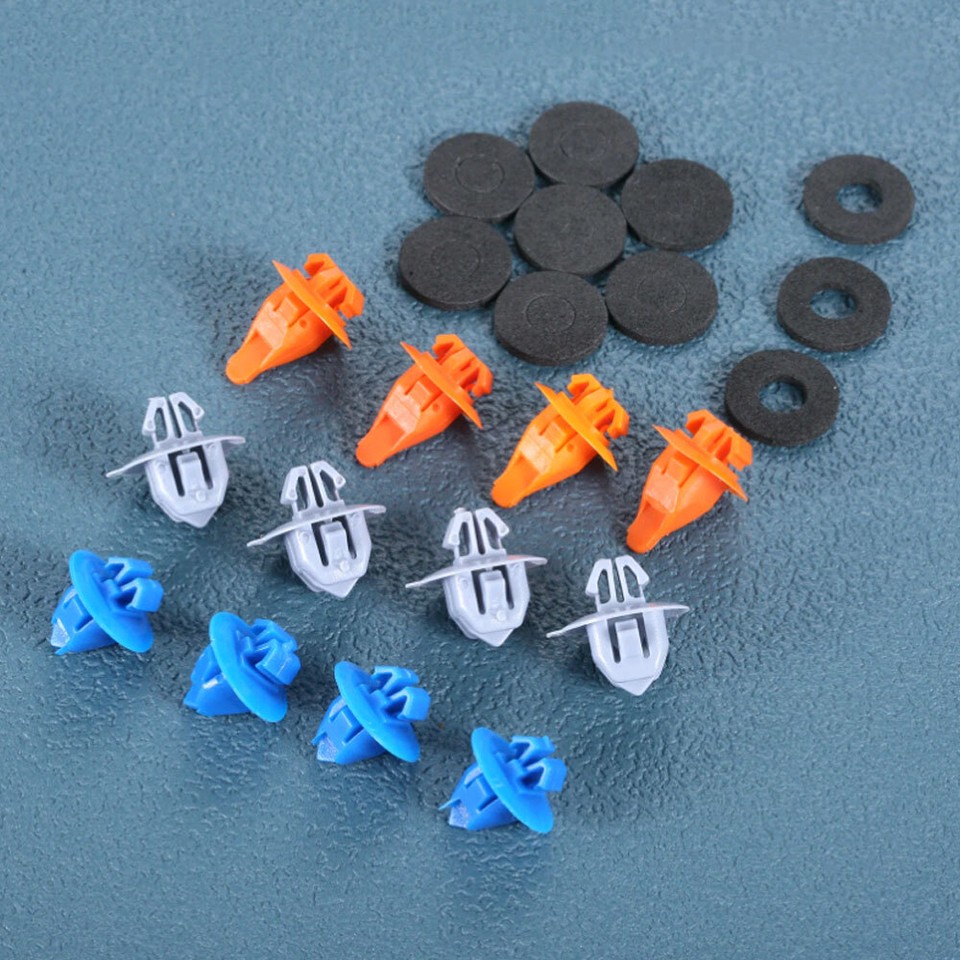 60Pcs Car Front Door Trim Body Moulding Repair Panel Clips For Toyota ...