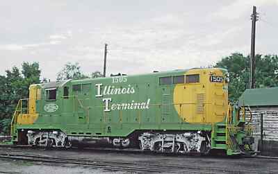 ITC EMD GP7 1505 taken near Springfield, Illinois on June 16, 1968 8 x 10 Photo | eBay