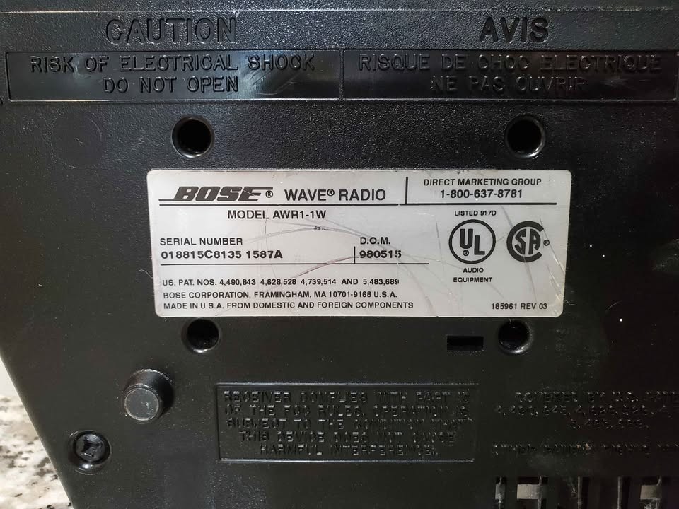 Bose Wave Radio AWR1-1W with remote and cord- off white color | eBay