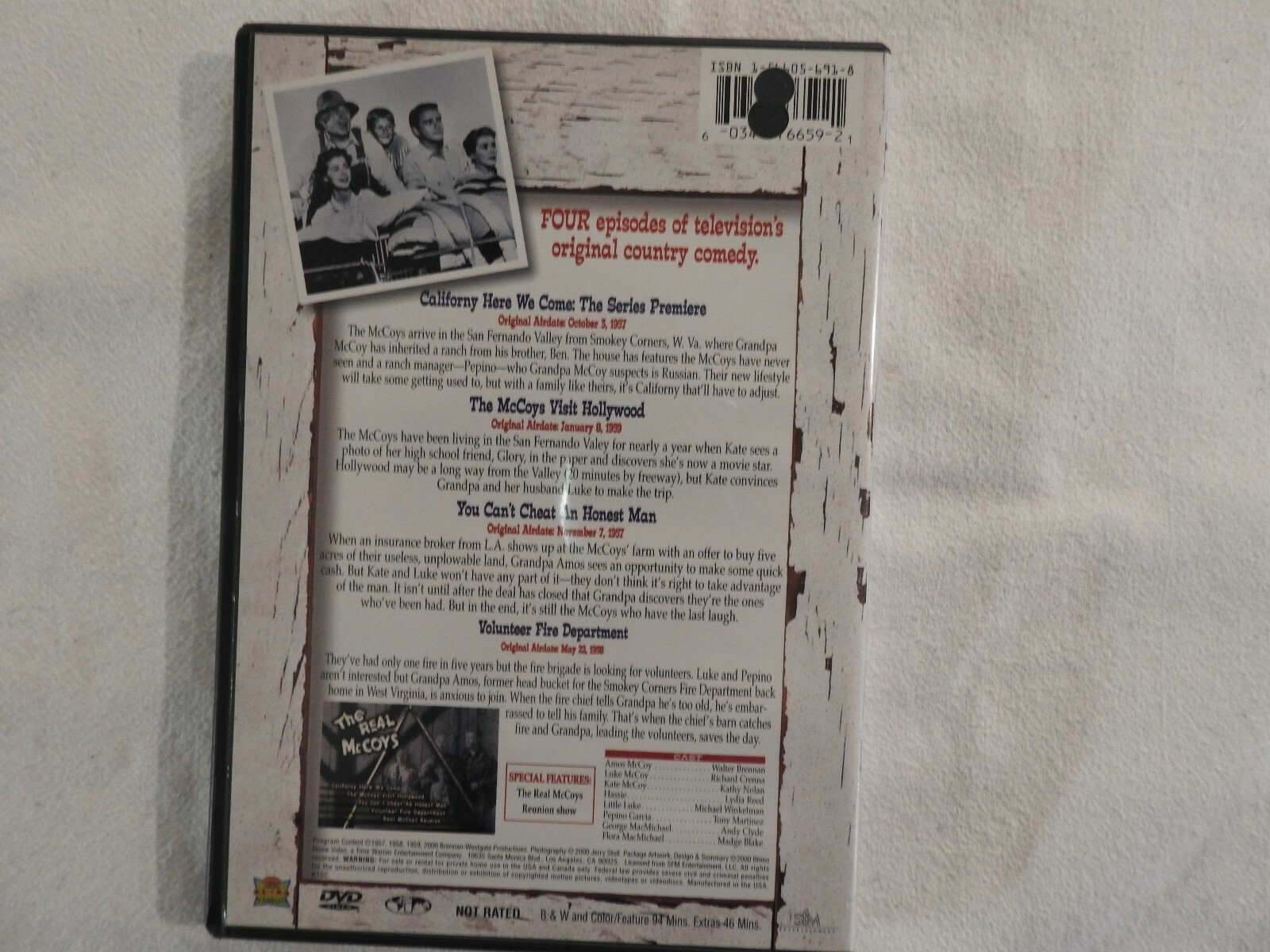 The Real McCoys "4 Episodes" BRAND NEW PROMO DVD! NEVER PLAYED! SEE ...