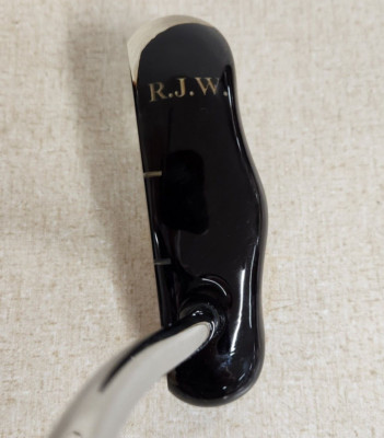 The Glass RH Putter Black with Item Number Signature By Ray Matthews W ...