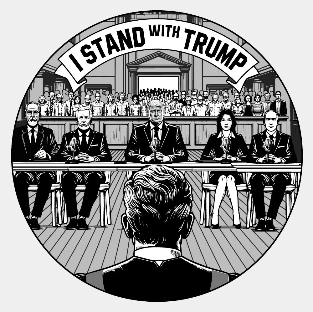 Trump 1 OZ .999 Fine Silver Round I STAND WITH TRUMP | eBay