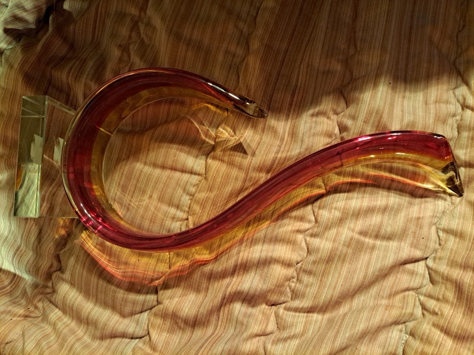 murano glass Art Sculpture Scratch | eBay