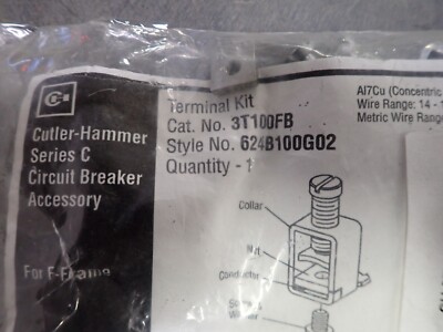 NEW Cutler-Hammer Series C Circuit Breaker Accessory Terminal ...