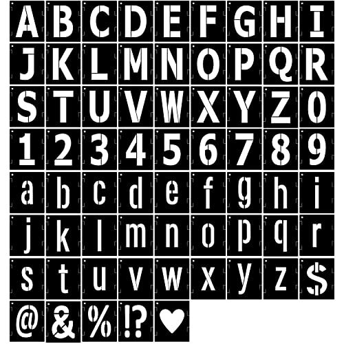 Inch Alphabet Stencils