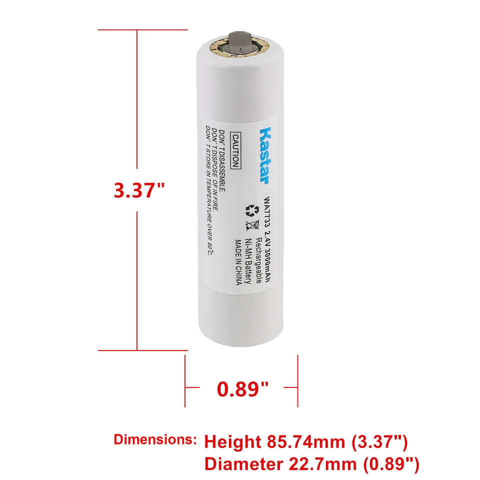 Kastar Ni-MH 3000mAh Battery for Isotip 7500 Isotip 7540 Isotip 7565 ...