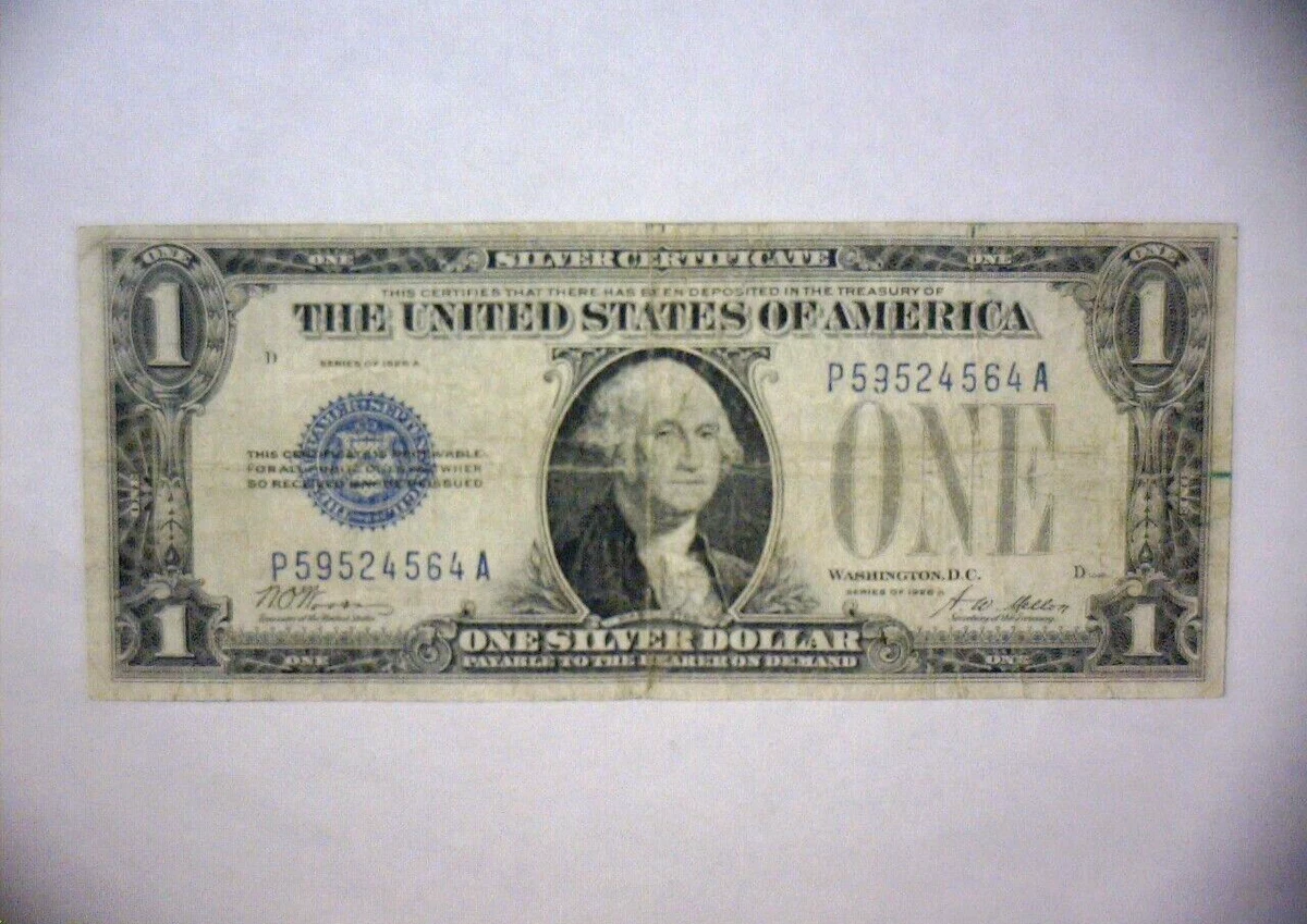 One Dollar Bill Back Zoomed