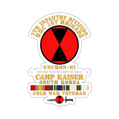 Kiss-Cut Stickers - HHC 1st Brigade - 7th ID - Camp Kaiser Korea ...