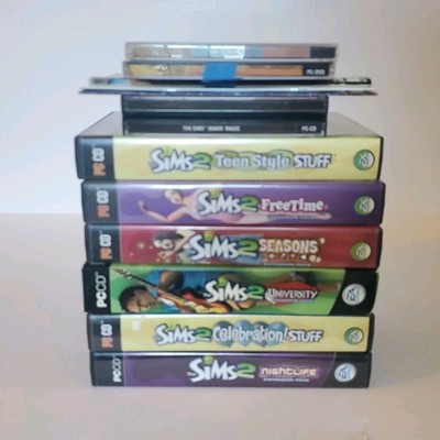 The Sims 2 PC CD ROM Expansion Pack Games Bundle Offline - Lot Of 9 | eBay
