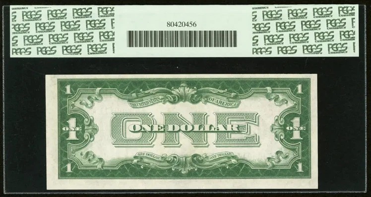 Rare True Binary Low Serial Number "111" 1928 Funny Back $1 Silver Cert ...