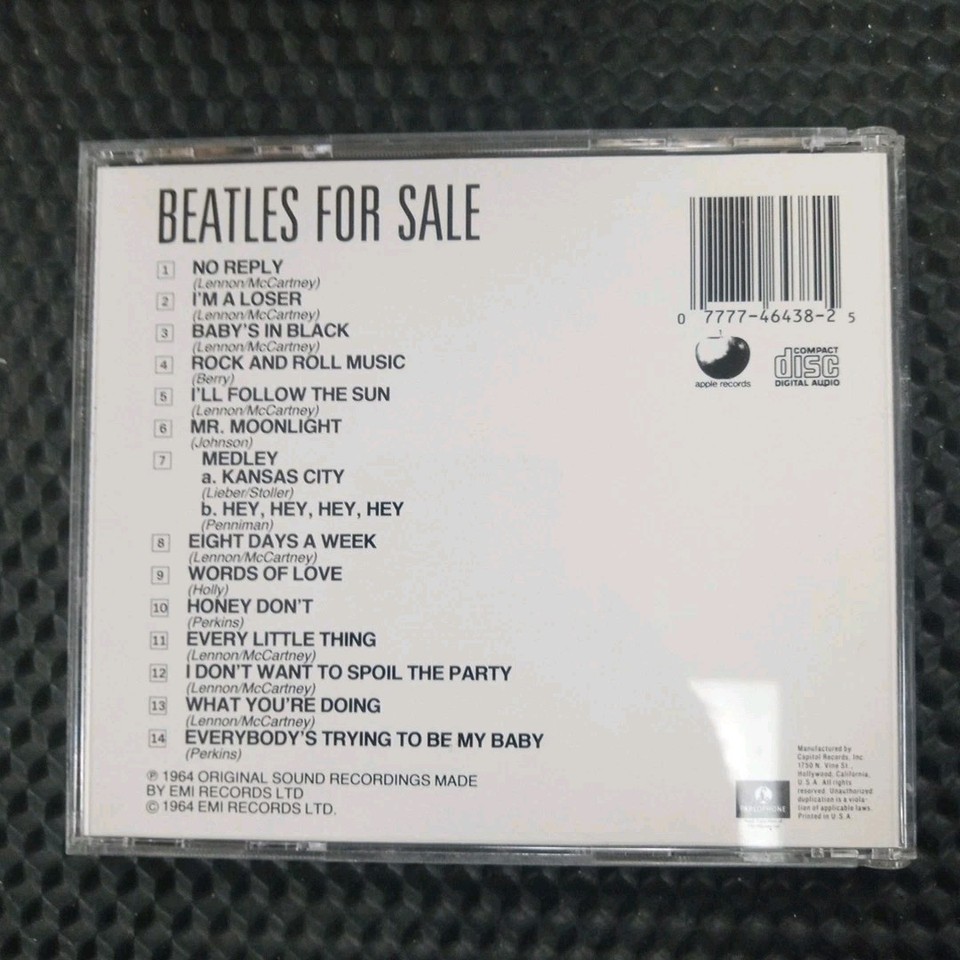 Beatles for Sale - The Beatles (CD, Jul-1964 Capitol) Near Mint All ...