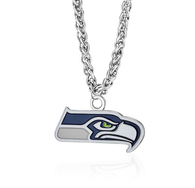 Seattle Seahawks Officially Licensed NFL Pendant Chain Necklace - Gift ...