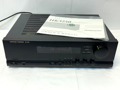 HARMAN/KARDON HK-3250 AM/FM Stereo Receiver 1998 KOREA No Remote TESTED ...