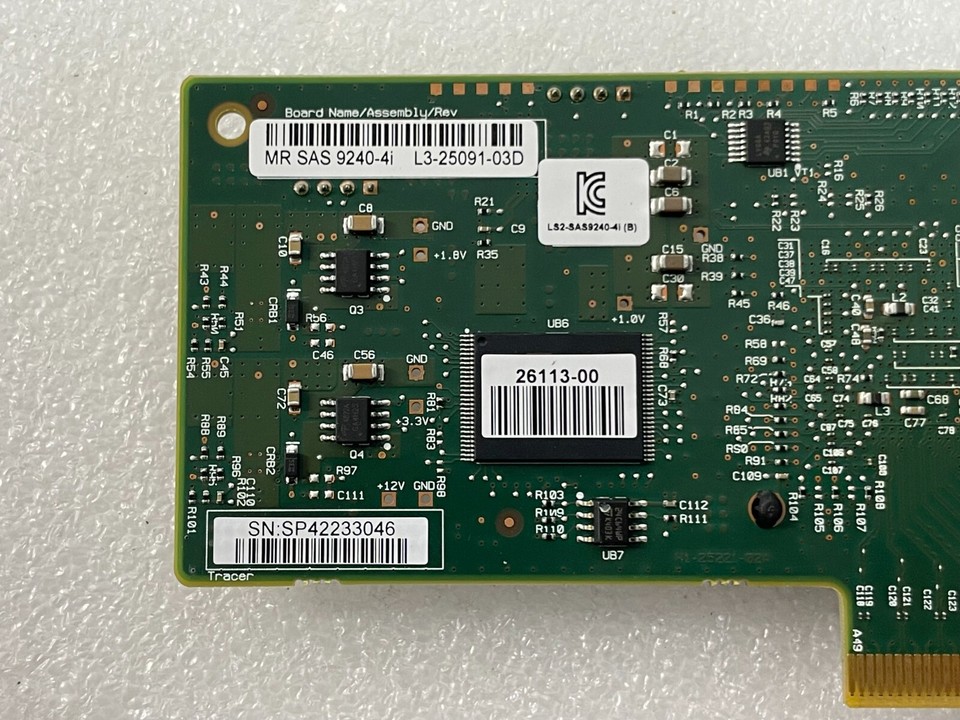 LOT OF 3 LSI MR SAS9240-4i 9240-4i PCIe 2.0 x8 RAID Controller Crd FREE ...