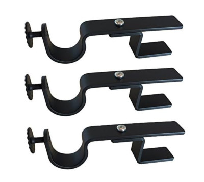 NoNo Bracket - No Drill Curtain Rod Bracket Attachment for Inside ...