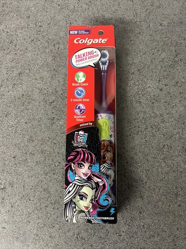 RARE Colgate Talking MONSTER HIGH Draculaura & Frankie Stein Toothbrush ...