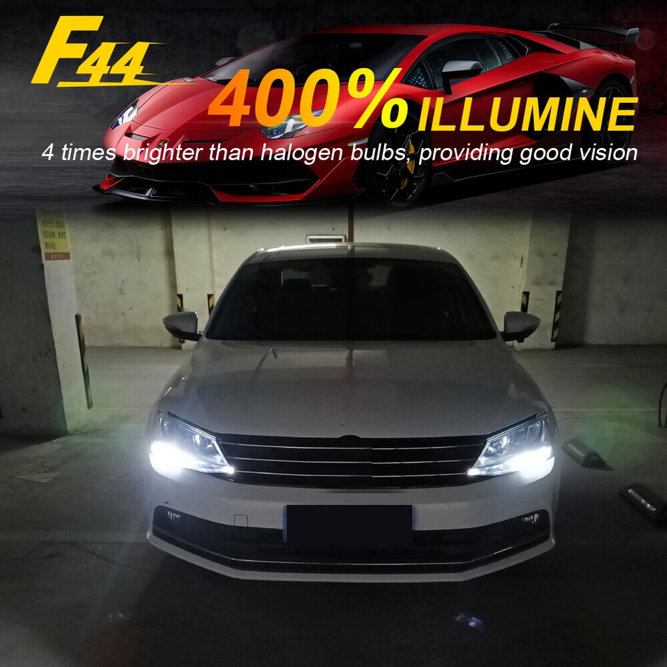 2x For 2011-2016 Volkswagen Jetta 1156 7506 LED Daytime Running DRL ...