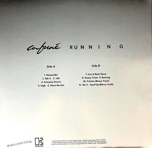 CAFUNE Running LP on LIGHT BLUE COLOR VINYL New SEALED Record /1000 ...